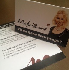 Visitkort kan bruges som brochurer | Professionelle visitkort